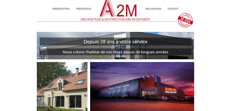 A2M Architecture - Agence web INGLOBO